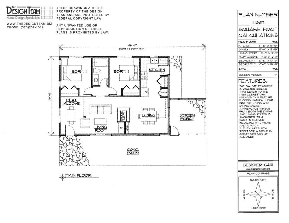 Home Plans: Cottage - The Design Team