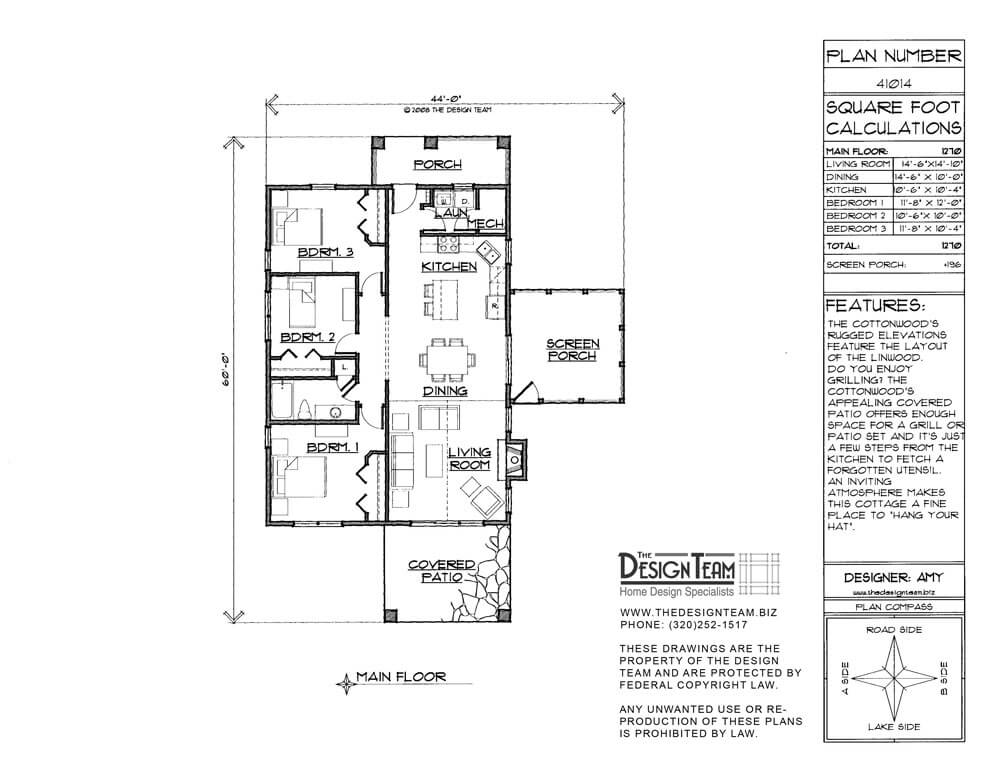 Home Plans: Cottage - The Design Team