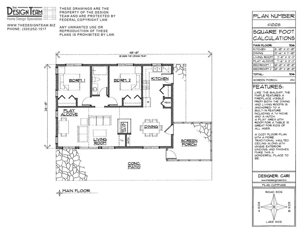 Home Plans: Cottage - The Design Team