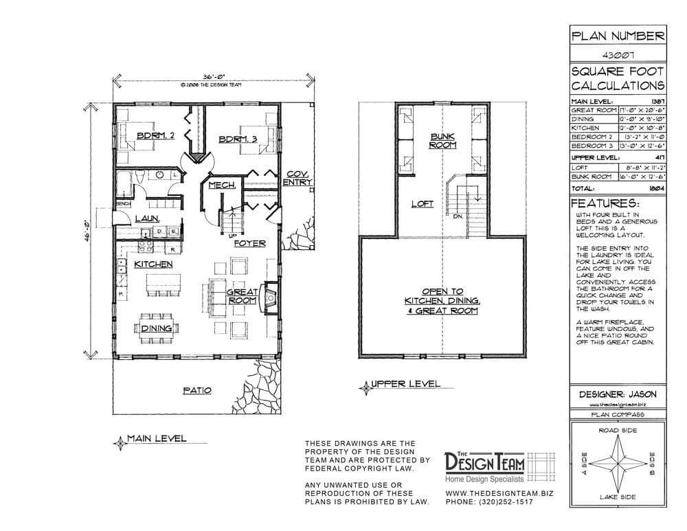 Home Plans: Loft - The Design Team